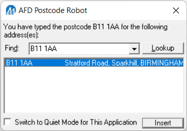 Windows Desktop Postcode Plotter Manual | AFD Software